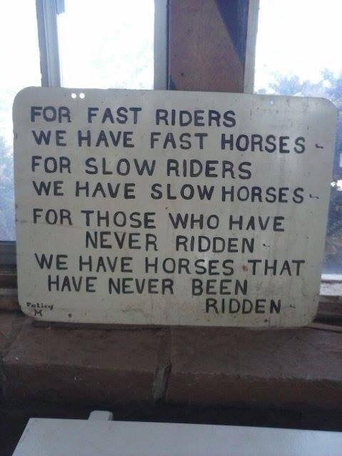 rider sign – The Ranch